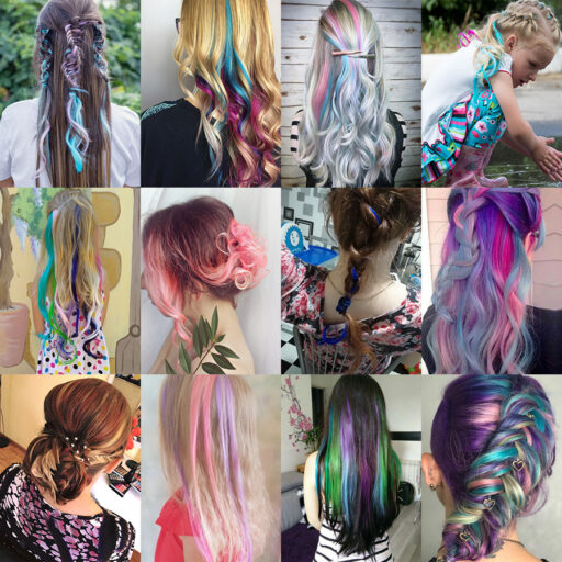 Alileader Synthetic Clip In One Piece 50Cm 20 Inch Long Ombre One Piece ...