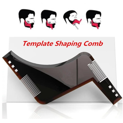 Beard Shaping Comb Template Beard Brush for Hair Beard Trimmer Template ...