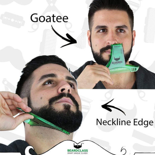 Men Beard Shaping Styling Template Beard Hair Combs Men Shaving Tools ...