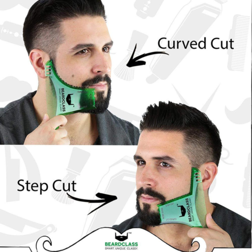 Men Beard Shaping Styling Template Beard Hair Combs Men Shaving Tools ...